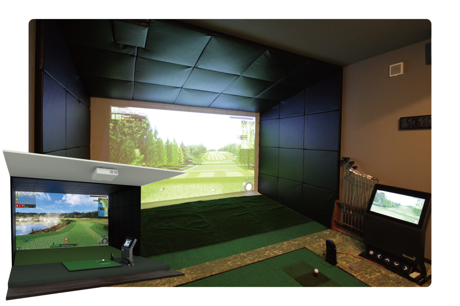 HARDY GOLF -SIMULATION STUDIO- – 完全個室のインドアゴルフゴルフー北九州市下到津